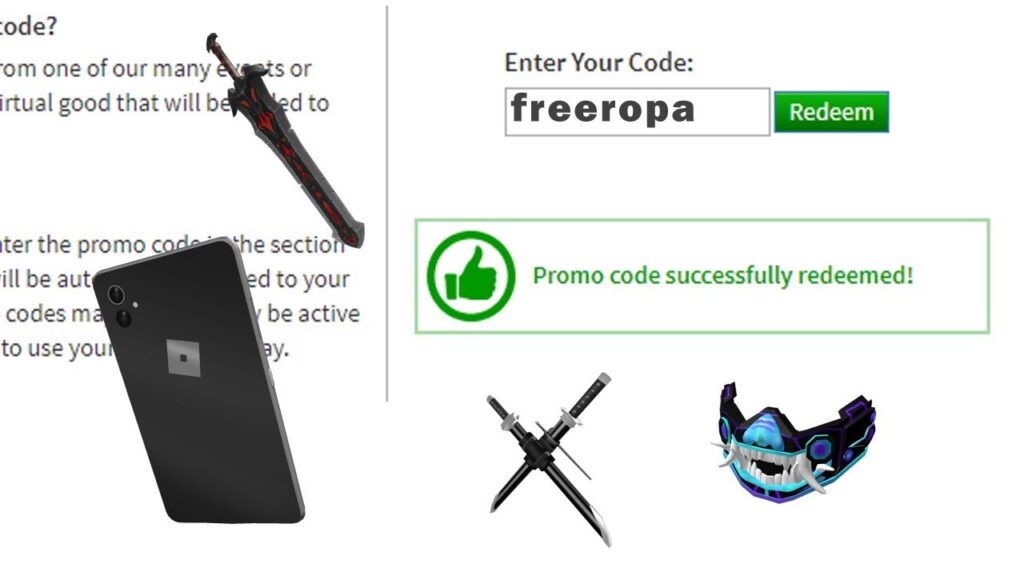 LISTA DE PROMOCODES DE ROBLOX (FUNCIONANDO JUNIO 2021) - OBTEN ITEMS Y ...